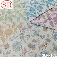 China Customize Print PVC Artificial Leather Flower Printed PVC Faux Leather for Cars Seat for sale