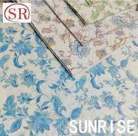 China Customize Print PVC Artificial Leather Flower Printed PVC Faux Leather Fabric for Furniture for sale