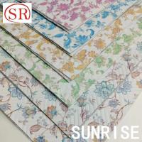 China Customize Print PVC Artificial Leather Flower Printed PVC Faux Leather Fabric for Furniture for sale
