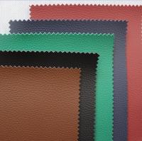 China High Performance Good Quality Litchi Pattern PVC Synthetic Faux Leather Fabric for Bags Shoe for sale
