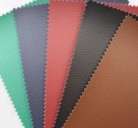 China High Performance Good Quality Litchi Pattern PVC Synthetic Faux Leather Fabric for Bags Shoe for sale