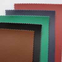 China High Performance Good Quality Litchi Pattern PVC Synthetic Faux Leather Fabric for Bags Shoe for sale
