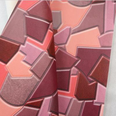 China Synthetic PVC Casket Cosmetic Bags Leather Materials for sale