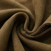 China Synthetic Leather 70% Leather Percentage Factory Supply High Quality Suede Leather Wind Proof Finished Fabric Materials for sale