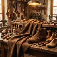 China Synthetic Leather 70% Leather Percentage Factory Supply High Quality Suede Leather Wind Proof Finished Fabric Materials for sale
