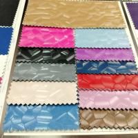China Customizable PU Artificial Faux Synthetic Leather Fabric for Making Shoes for sale