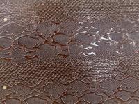 China PVC Wholesale Factory Snake Skin Jewelry Boxes Packaging  Faux Leather Fabric Materials for sale