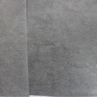 China PU Abrasion Resistant Faux Leather Fabric Nonwoven Backing with R64 Design Leather Material for Shoes Lining for sale