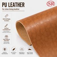 China PU Synthetic Leather Product for Shoe Faux Leather Fabric for Shoe Lining Shoe Sole for sale