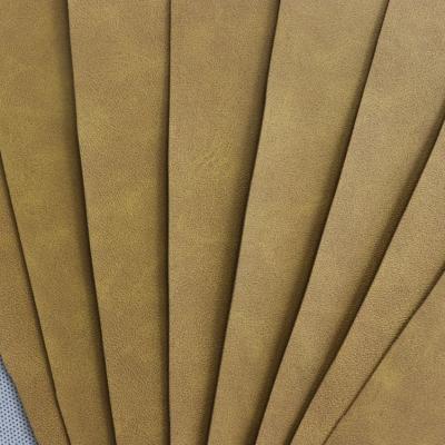 China Pig Skin Lining Material Pu Synthetic Leather Pu Leather for Shoe Lining for sale