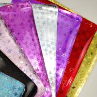 China Wholesale Retro Multi-color Star Patterns,shiny Glossy Surface,customized, Waterproof PU Leather for Shoes Bags Outdoor for sale