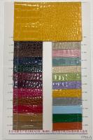 China Fashionable Crocodile - Print Artificial Leather Fabric for sale