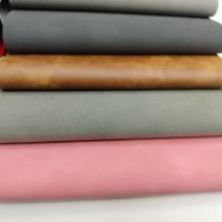 China Faux Leather Embossed Pattern Semi-PU Synthetic Textile for Shoes Bags Sofas Outdoor Use Stretch and Blackout Features for sale