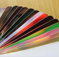China OEM TPU Mirror PU Synthetic Leather Fabric for Shoes Women for sale