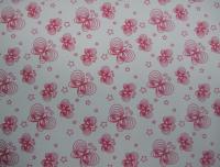 China New Design Two Tones Printing Fabric Iridescent Pu Synthetic Leather Pu Leather for Shoe Lining for sale