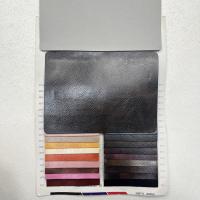China Free Sample PU Faux Leather Fabric for Shoes, PU Rexine Leather Material Stock Sheets for Shoes Decoration for sale