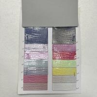 China Eco-friendly Embossed Friction-resistant   Artificial Faux Leather Fabric PU Synthetic Leather for Shoes Making for sale