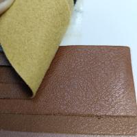 China High Quality Semi PU Sofa Leather Litchi Grain Waterproof Furniture Upholstery Fabric for sale