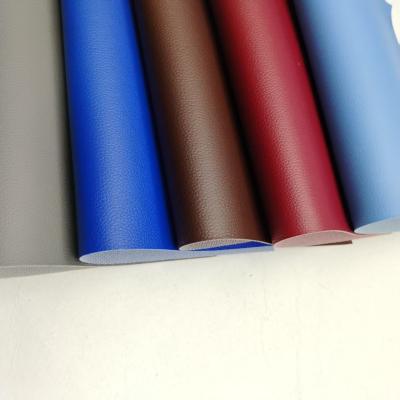 China Embossed Leather Fabric Home Textile Raw Material for Car Seat Sofa Bag Garment Football Decorative Use-Stretchable for sale