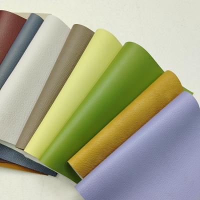 China Eco-friendly Faux Leatherette Artificial PU Vegan Synthetic Leather Upholstery Fabric Material for Sofa for sale