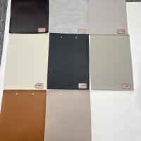 China Free Sample PU Faux Leather Fabric for Car Seat Sofa, PU Rexine Leather Material Stocklot Sheets for Furniture Decoration for sale