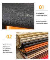 China Factory Custom PU Vegan Leather Fabric Bio-Based Cactus Leather for  Sofas Waterproof for sale