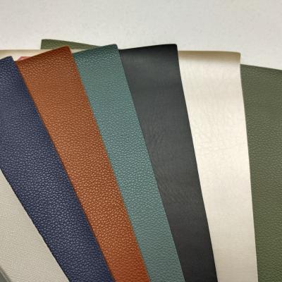 China Top Quality Mass Stock Sustainable Half-PU Artificial Leather Fabric for Making Bags Chair Sofa Furniture Box Upholstery for sale