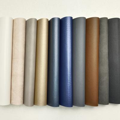 China A4 Samples Durable Recycled Half-PU Artificial Leather Stretchable Gaming Chair Car Seat Sofa Furniture Upholstery for sale