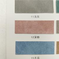 China Vintage Distressed PVC Leather Fabric Washed Denim Texture Synthetic Faux Leather for Handbags and Furniture for sale