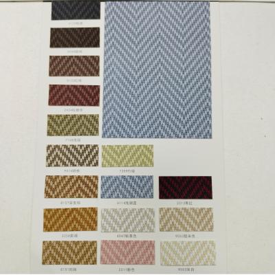 China Modern Chevron Pattern PVC Decorative Leather Multi-color Artificial Leather for Notebook Covers and Gift Boxes for sale