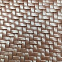 China Durable Woven Texture PVC Luggage Leather Waterproof Artificial Faux Leather for Suitcases and Luxury Bags for sale