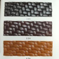 China Durable Woven Texture PVC Luggage Leather Waterproof Artificial Faux Leather for Suitcases and Luxury Bags for sale