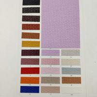 China Factory Wholesale Multi-color Basketweave PVC Leather Waterproof Synthetic Leather for Suitcases and Gift Boxes for sale