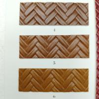 China Modern Braided Look PVC Decorative Leather Wear-resistant Synthetic Leather for DIY Crafts and Soft Background for sale