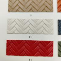 China Modern Braided Look PVC Decorative Leather Wear-resistant Synthetic Leather for DIY Crafts and Soft Background for sale