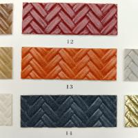 China Modern Braided Look PVC Decorative Leather Wear-resistant Synthetic Leather for DIY Crafts and Soft Background for sale