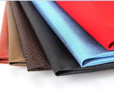 China High Quality Waterproof Vinyl Fabric Pvc Synthetic Artificial Leather Roll for Sofa Scratch Resistant for sale