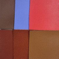 China PU PVC Artificial Faux Synthetic Ball Leather Fabric for Basketball Golfball Soccer Ball Grain Football for sale
