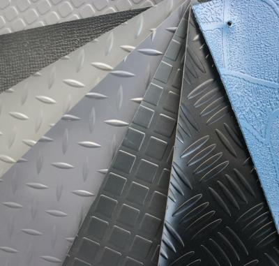 China Classical Design Home Use Anti-slip Mat Pvc Flooring Leather Fabric for sale