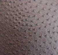 China Ostrich Leather Materials PVC Faux Artificial Synthetic Leather Roll Fabric for Bag Sofa for sale