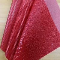 China Quilted Leather Fabric Hot Sales Embroidered Leather Car Seat Embroidery Embroidered Stitching PVC Sponge Leather with Foam for sale