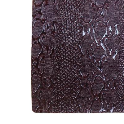 China Fashion Pvc Sofa Chair Dining Room Waterproof Vinyl Synthetic Top Grain Leather Material Non Woven Fabric Furniture Leather for sale