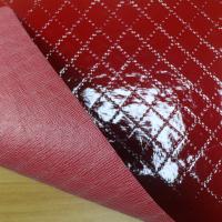 China Fashion Pvc Sofa Chair Dining Room Waterproof Vinyl Synthetic Top Grain Leather Material Non Woven Fabric Furniture Leather for sale