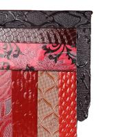 China Vinyl Car Upholstery Fabric Scratch Resistant Leather for Car Seats PVC Embossed Embroidery Quilted Soft Leather Knitted Fabric for sale
