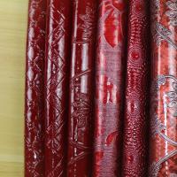 China Vinyl Car Upholstery Fabric Scratch Resistant Leather for Car Seats PVC Embossed Embroidery Quilted Soft Leather Knitted Fabric for sale