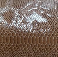 China Embossed Synthetic Vinyl PVC Leather Fabric Crocodile Faux Leather for Shoes Bags Decorative for sale