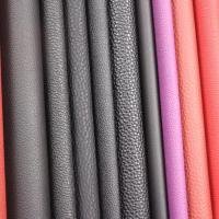 China New Sofa Cover Furniture Faux PVC Artificial Leather Fabric Materials for sale