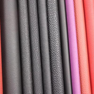 China New Sofa Cover Furniture Faux PVC Artificial Leather Fabric Materials for sale