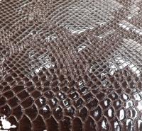 China New Arrival Luxury Printed Genuine Ostrich PVC Leather for Textiles Synthetic Bags and Purse Leather for sale