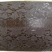 China Wholesale Embossed Snake Pattern  PVC Faux Leather Products for Bags Package Decorative for sale